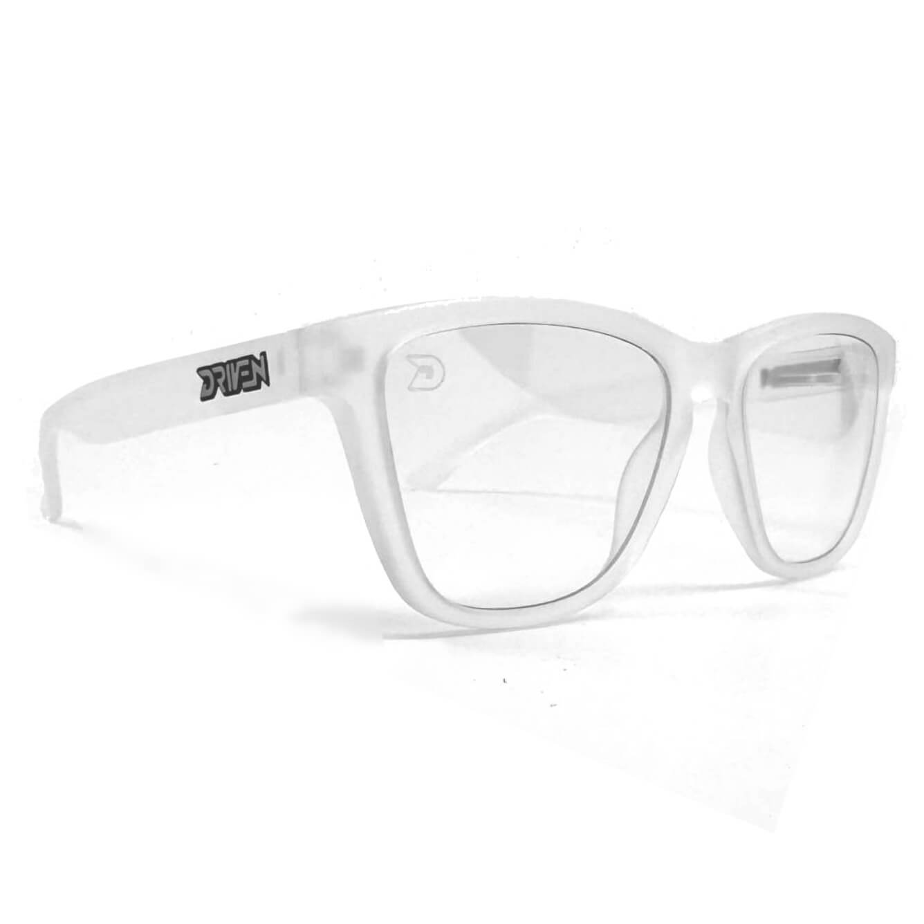 Classic Matte Clear Gaming - Driven Sunglasses | Polarized Motorsports ...